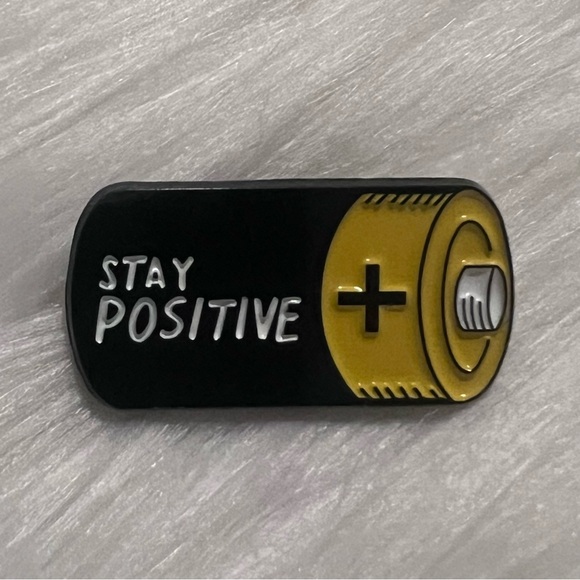 Jewelry | Stay Positive Pin | Poshmark